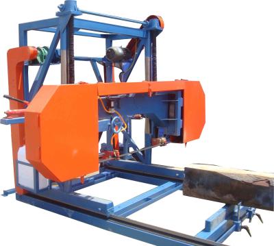 China Portable Horizontal Band Sawmill 700-1600mm Diesel Electric Wood Cutting Machine for sale