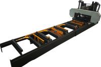 China Hydraulic Wood Cutting Bandsaw Mill 1200mm 37kw Heavy Duty Log Sawing Machine for sale
