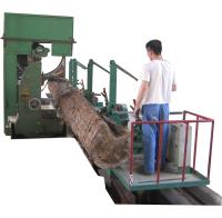 China MJ3210 Vertical CNC Bandsaw 1000mm Saw Wheel Diameter 22kw Main Motor Wood Cutting Machine with Carriage for sale