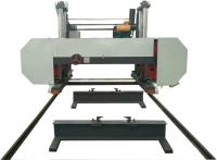 China 80HP Horizontal Band Sawmill 2000mm Wood Cutting Machine with 6m Max Length Capacity for sale
