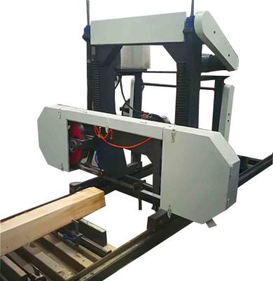 China 1300mm Portable Horizontal Band Sawmill 25HP Diesel Engine Log Wood Cutting Machine for sale