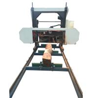 China Portable Horizontal Band Sawmill 700mm-1600mm Diesel or Electric Wood Cutting Saw for sale