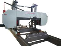 China Heavy Duty Horizontal Band Sawmill 2000mm Max Cutting Diameter 45kw Main Motor for Hardwood for sale