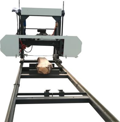 China Log harvester cutting portable horizontal band sawmills with diesel engine for sale
