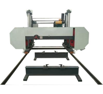 China MJ2000 45KW Horizontal Bandsaw Mill with 2000mm Cutting Width and 1700mm Height Capacity for sale