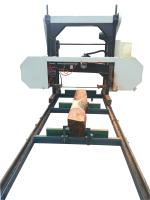 China Portable Horizontal Band Sawmill 700mm to 1600mm Diesel or Electric Timber Saw for sale