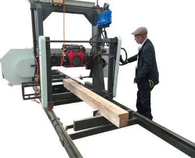 China Portable Horizontal Wood Band Saw Mill with Diesel Engine 22HP 27HP for Log Cutting 700mm 1600mm for sale