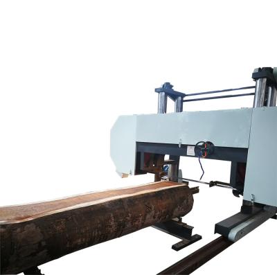 China Heavy Duty Horizontal Band Sawmill 1200-2500mm Large Diameter Wood Cutting Bandsaw for sale
