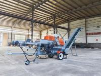 China Automatic Hydraulic Log Splitter With 15HP Gasoline Engine Mobile Wood Splitter for sale