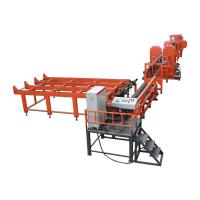 China Full Automatic Twin Vertical Wood Band Sawmill Line with 4000 m³ Monthly Capacity and 500mm Max Log Diameter for sale