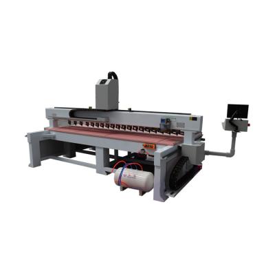 China Automatic Decoration Board Sound Proof Acoustic Ceiling Wooden Panel Nailing Machine for sale
