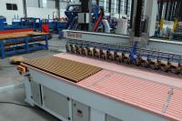 China SHDJ2700H Automatic Acoustic Panel Nailing Machine for Wood Slat Wall Sound Insulation Panels for sale