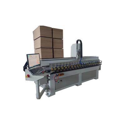 China Pet Polyester Fiber Acoustic Panels Nailing Machine 2700mm Processing Length 20 Nail Guns for sale