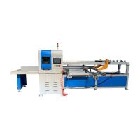 China Automatic Pallet Block Cutting Saw Machine 15kw 3500pc/h Wood Block Trimmer for sale