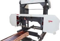 China Horizontal Wood Cutting Bandsaw Machine Portable Sawmill 700mm to 1600mm Diameter Diesel or Electric for sale