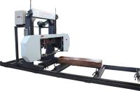 China MJ1600 Portable Horizontal Wood Band Sawmill 1600mm Cutting Diameter 27HP Diesel Engine for sale