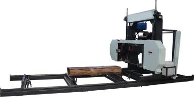 China Shandong Horizontal Wood Portable Band Sawmill 600mm Cutting Diameter 11KW Electric Motor for sale