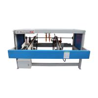 China Double End Trim Saw Machine for Woodworking 300mm Blade 3kw Motor Horizontal Cutting for sale