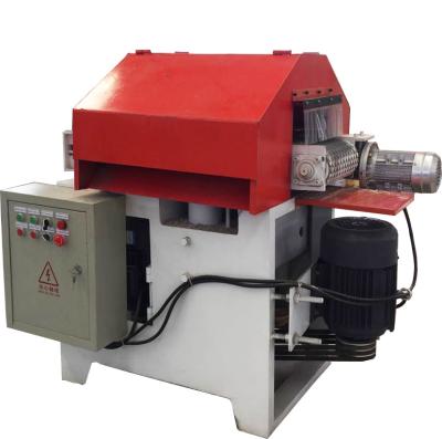 China Industrial Wood Slab Ripping Saw Machine 300mm Cutting Width 7.5kw Dual Motor for sale