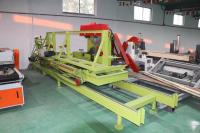 China 4 Shaft Circular Sawmill with Log Carriage - 480mm Max Diameter, 4 Meter Length, Dual 22KW Motors for sale
