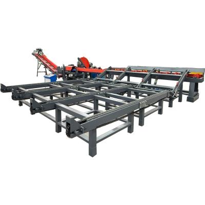 China 50 Ton Hydraulic Firewood Processor 600mm Max Log Diameter Fully Automated for sale