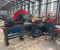 China 50-Ton Hydraulic Thrust Mobile Fully Automated Firewood Processor for 600mm Log Diameter Splitting for sale