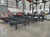 China 50-Ton Hydraulic Thrust Mobile Fully Automated Firewood Processor for 600mm Log Diameter Splitting for sale