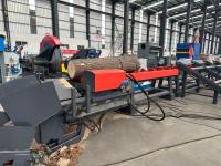 China 50-Ton Hydraulic Thrust Mobile Fully Automated Firewood Processor for 600mm Log Diameter for sale