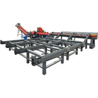 China 50-Ton Hydraulic Thrust Mobile Fully Automated Firewood Processor for 600mm Log Diameter for sale
