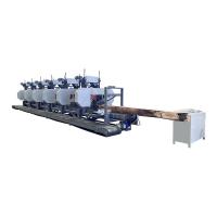 China Multiple Heads Horizontal Band Resaw Machine 2-6 Heads 300mm Width 15kw Motor Wood Bandsaw Mill for sale