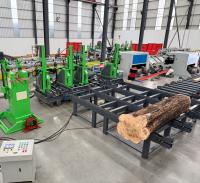 China CNC Hydraulic Vertical Sawmill Machine MJ3212B Automatic Bandsaw with Log Carriage 1250mm Wheel 45KW Motor for sale
