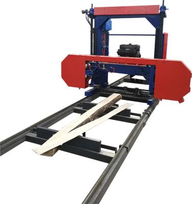 China Portable horizontal bandsaw mills diesel wood cutting machine for sale