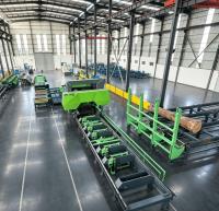 China Horizontal Log Band Saw Heavy Duty Hydraulic Sawmill SW1200PRO Automatic Cutting Line for sale