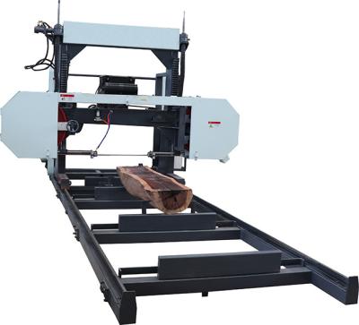 China Hydraulic Horizontal Wood Cutting Band Saw Machine 700-1600mm Capacity Portable Sawmill for sale