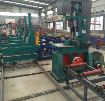 China MJ3212B Vertical Band Sawmill with CNC Log Carriage - 1500mm Max Log Diameter, 45KW Motor, 4-6 Meter Capacity for sale