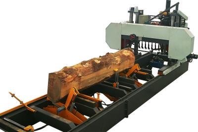 China Hydraulic Band Saw Wood Sawmill 1200mm Lumber Milling Machine 37kw for sale