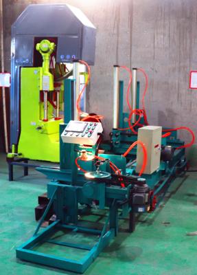 China 42''CNC automatic wood cutting vertical band saw machine, log vertical sawmill for sale