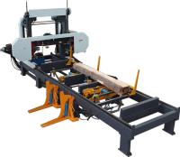 China Hydraulic Horizontal Band Sawmill MJH1000A & MJH700A - 1000mm Max Wood Diameter, 22kW Motor Power for sale