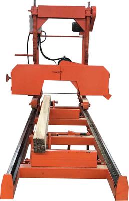 China SH24 Ultra Portable Horizontal Band Sawmill 600mm Cutting Diameter 15HP Gasoline Engine Wood Sawing for sale