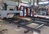 China Portable Horizontal Wood Band Saw Mill 22HP Diesel Engine 1000mm Cutting Diameter for sale