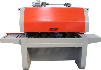 China 400mm Multi Blade Wood Saw Machine Double Spindle Rip Saw 160mm Cutting Depth for sale