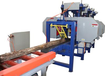 China Multi Heads Horizontal Bandsaw Resaw Machine 1-6 Heads 300mm Sawing Width for sale