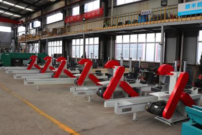 China Computer automatic Twin Blades Circular Saw /Wood Sliading Table Circular Sawmill Machine for sale