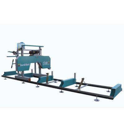 China Portable Sawmill Machine 26in 3000mm Diesel Gasoline Electric Mini Band Saw Mill for sale