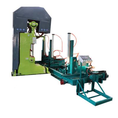 China MJ3310 42 Inch Woodworking Vertical Log Band Saw with CNC Automatic Log Carriage 30KW for sale
