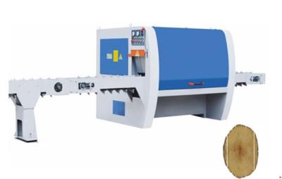 China Multiple Blades Rip Saw logs cutting saw machines, Multirip Log Cutting Saw for sale