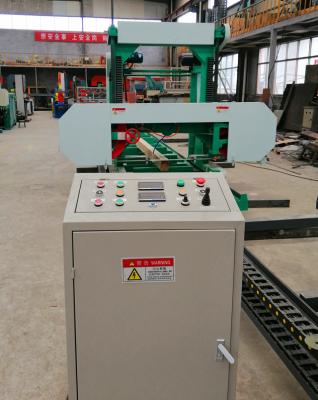 China Horizontal Diesel Portable Band Sawmill for Logs 1600mm Diameter 27HP Engine for sale