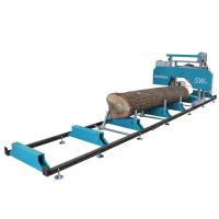 China SW26G Gasoline Portable Band Sawmill 9HP 660mm Log Cutting Machine for Wood for sale