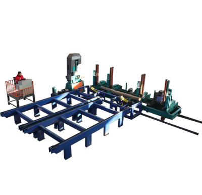 China MJ3210 Vertical Band Sawmill 800mm Log Diameter 22KW Electric Carriage Wood Cutting Machine for sale