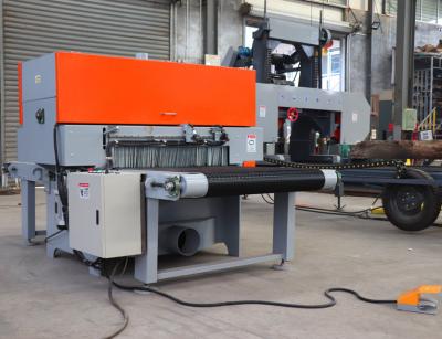 China Board Edger Multiple Blades Circular Saw Wood Cutting RipSaw Machine for sale